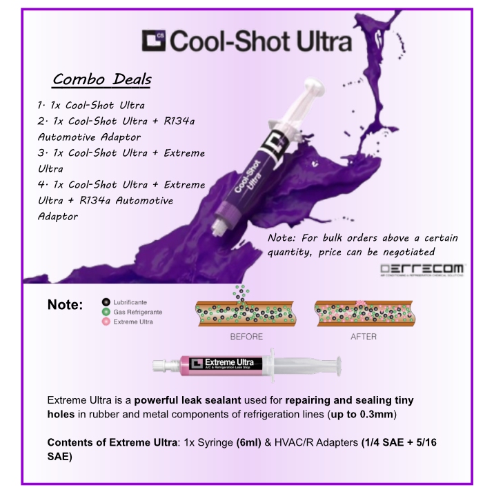 Errecom Cool-Shot Ultra (HVAC/R performance enhancer)